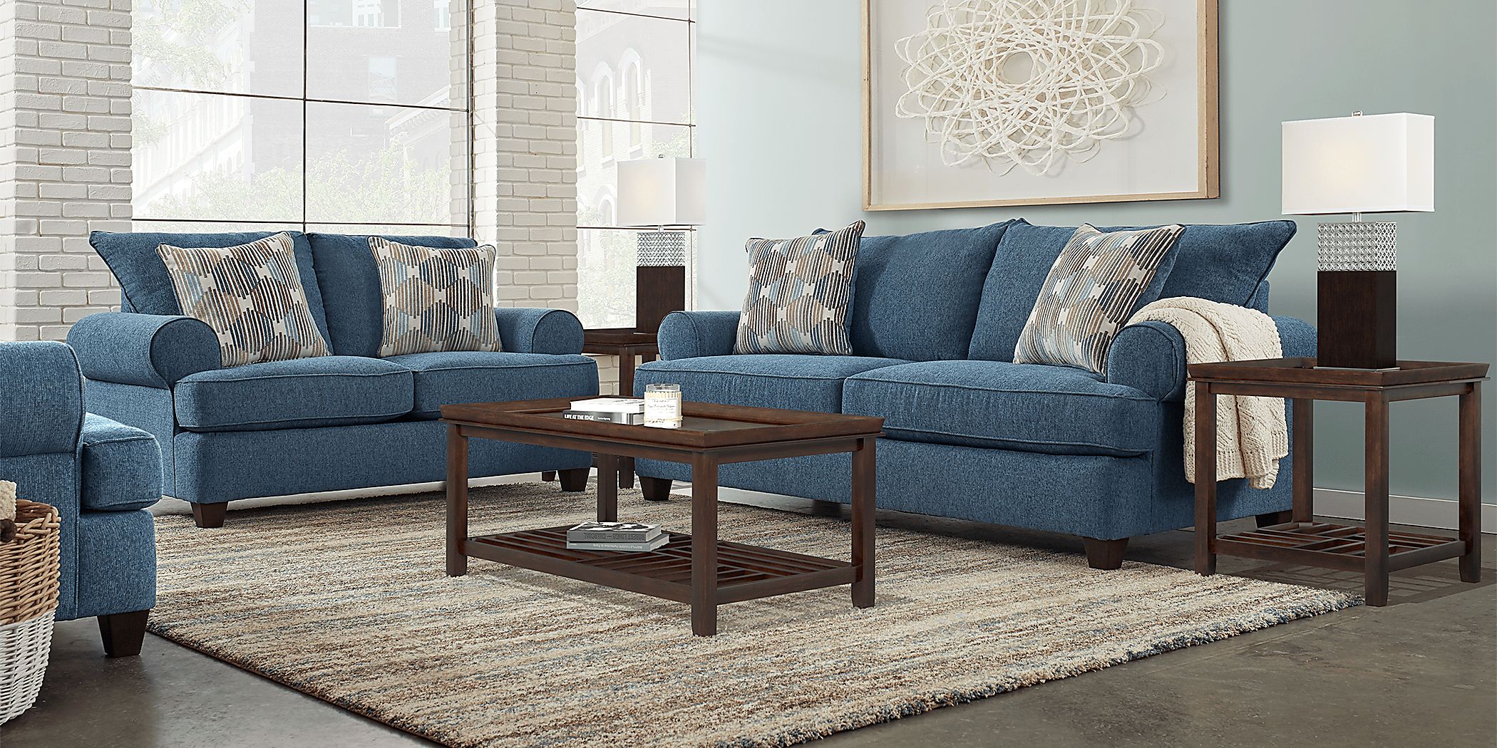 North Bay Chambray Loveseat - Rooms To Go