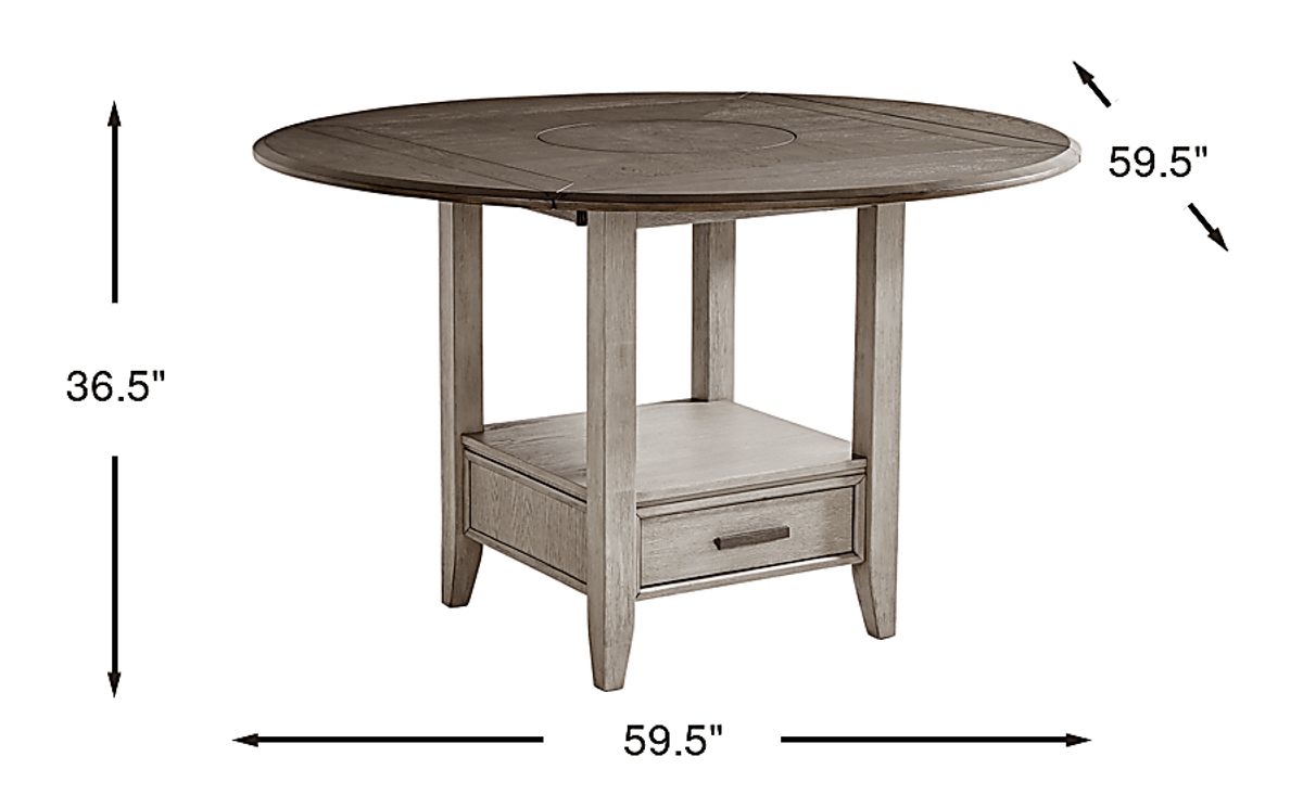 North Fork Gray Counter Height Dining Table | Rooms to Go