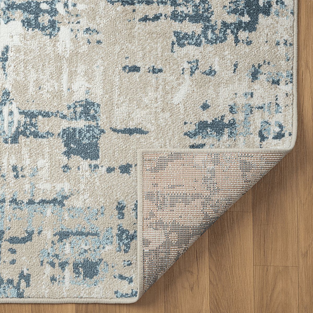Nour Blue,Gray Rugs | Rooms to Go