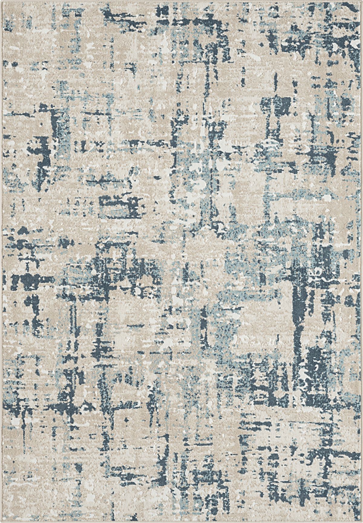 Nour Blue,Gray Rugs | Rooms to Go