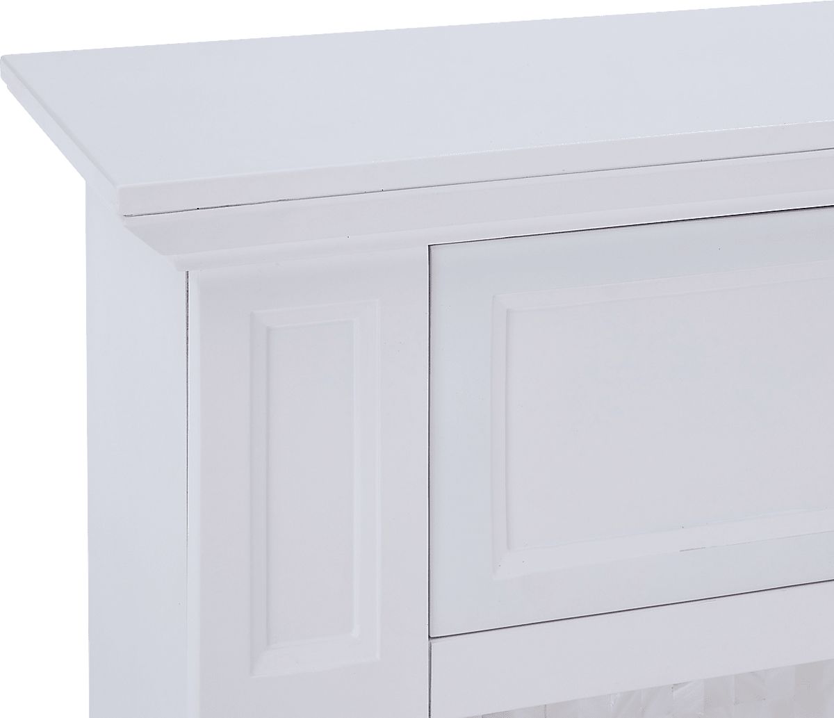 Novatak White Colors,White 45.5 in. Console | Rooms to Go