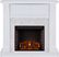Novatak White 45.5 in. Console with Electric Fireplace - Rooms To Go