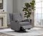 Camora Dark Gray Swivel Glider Recliner - Rooms To Go