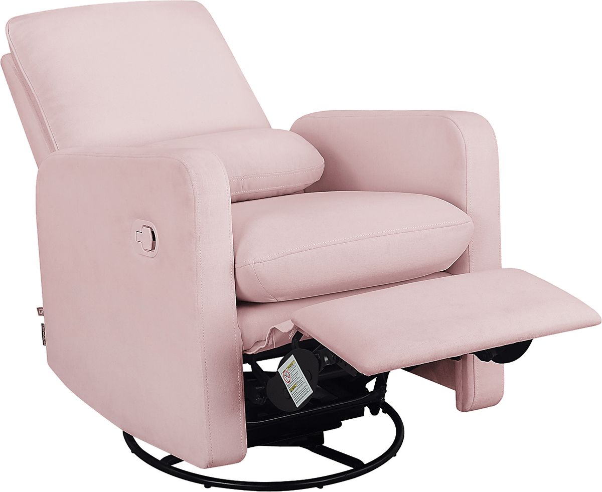 Delta Children Cloud Pink Swivel Glider Recliner | Rooms to Go