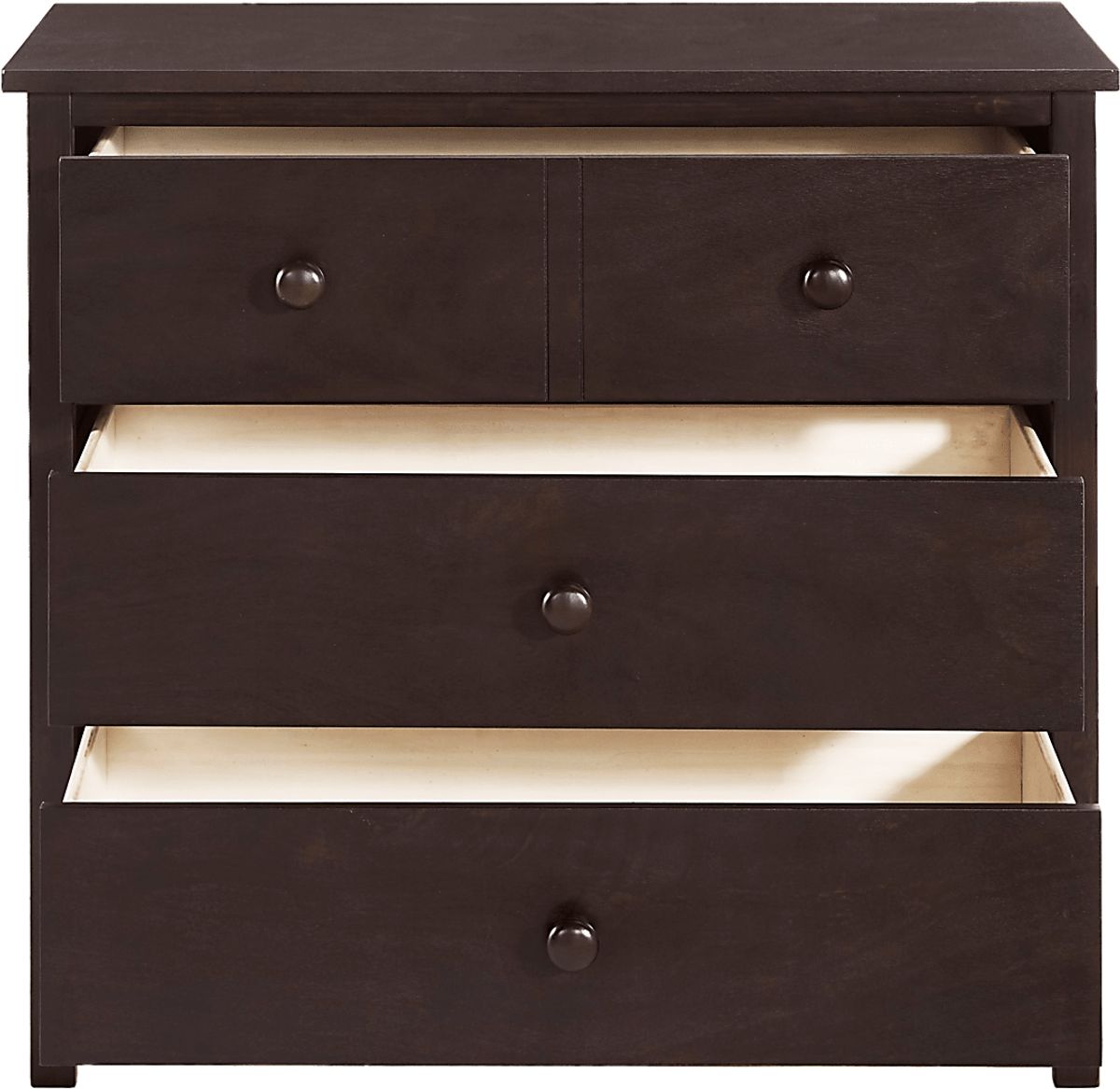 Dakson Espresso Dark Wood Nursery Dresser | Rooms to Go