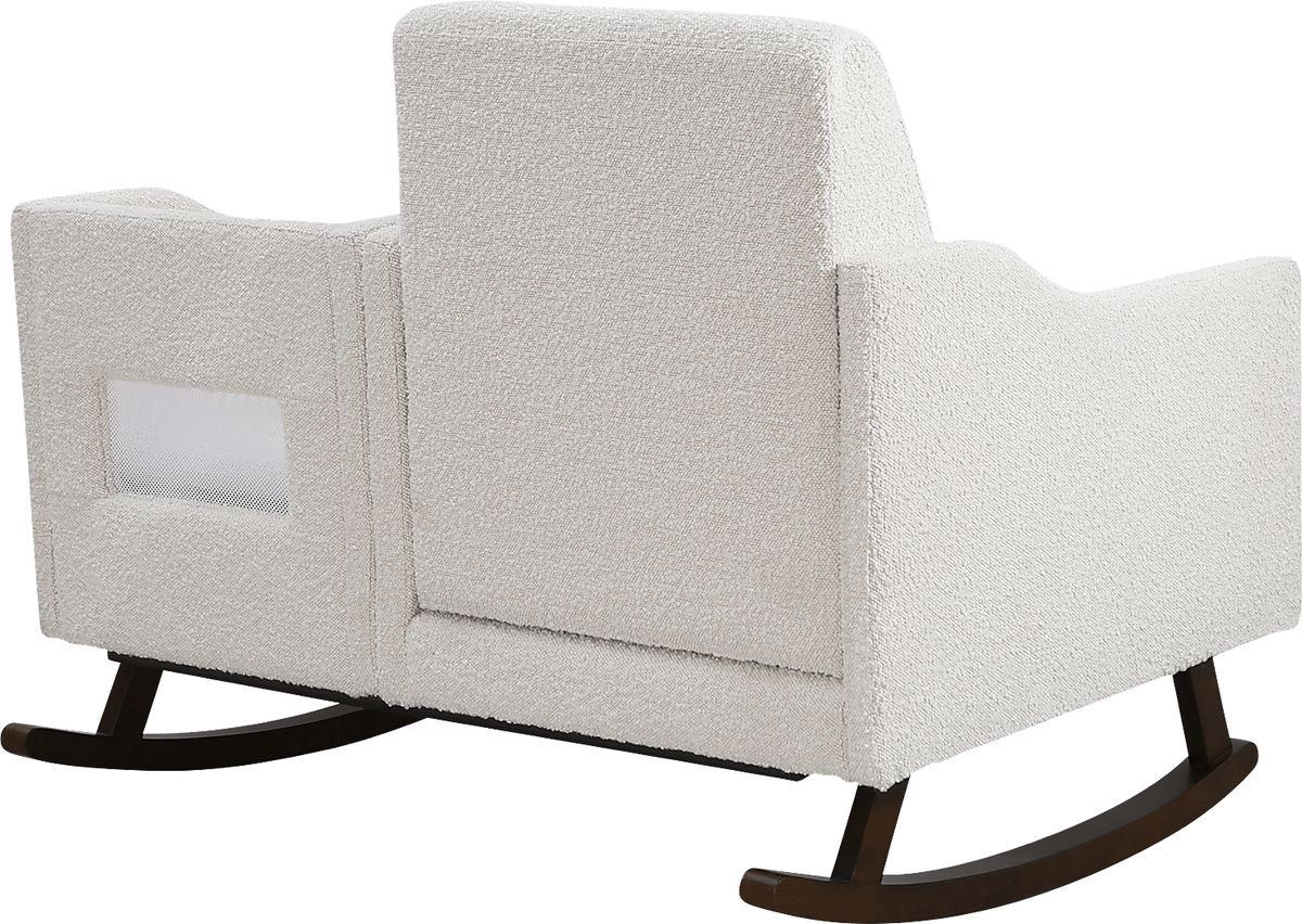 Oriano Cream Beige Boucle Rocker | Rooms to Go