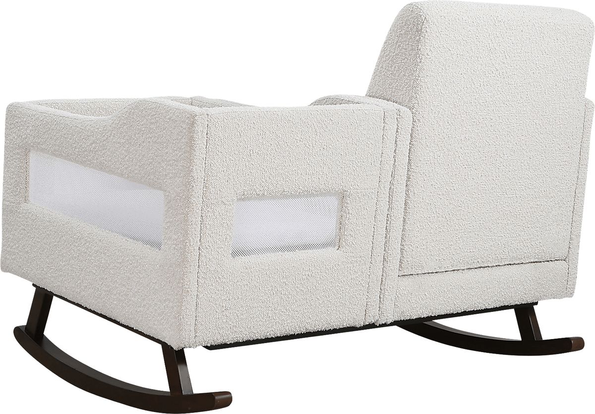 Oriano Cream Beige Boucle Rocker | Rooms to Go
