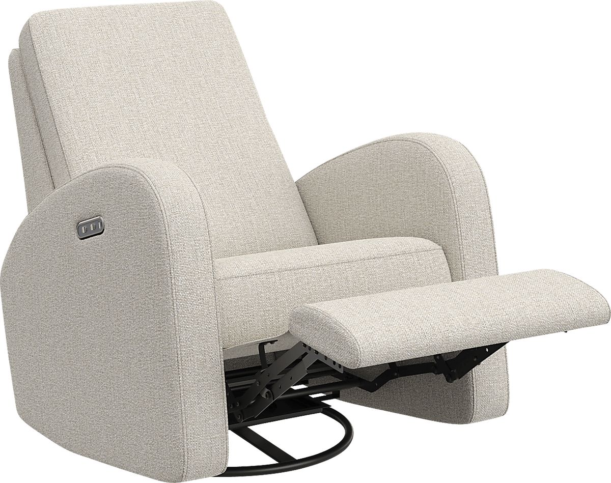 Vexari Beige Swivel Glider Recliner | Rooms to Go