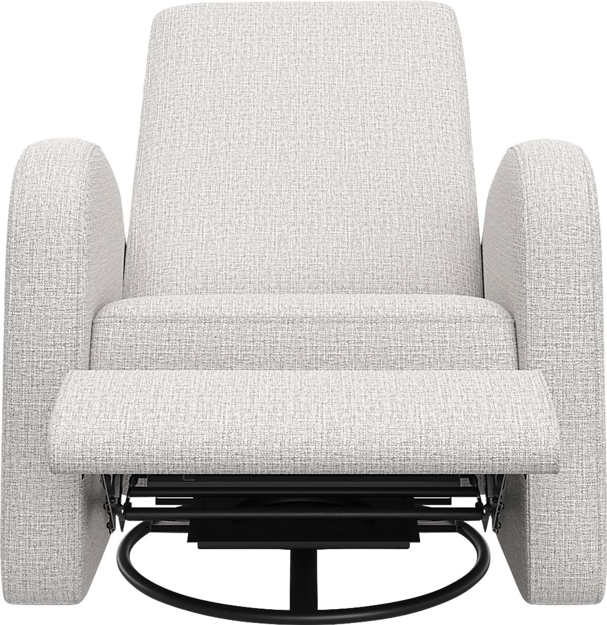 Vexari Steel Gray Swivel Glider Recliner | Rooms to Go