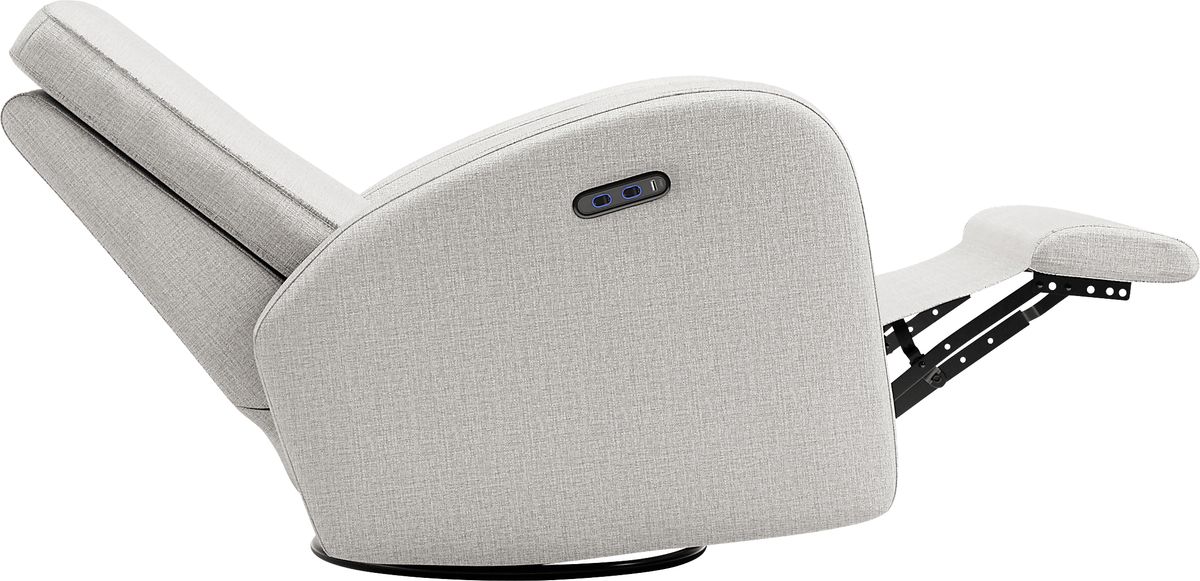 Vexari Steel Gray Swivel Glider Recliner | Rooms to Go