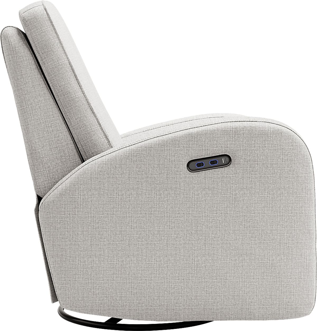 Vexari Steel Gray Swivel Glider Recliner | Rooms to Go