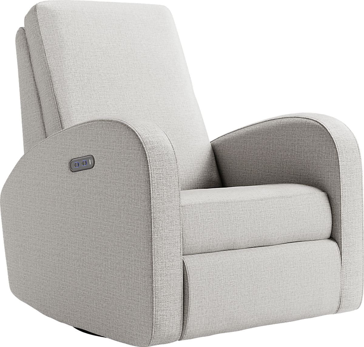 Vexari Steel Gray Swivel Glider Recliner | Rooms to Go