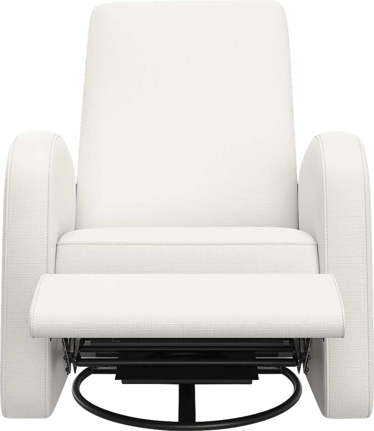 Vexari Ivory Beige Swivel Glider Recliner | Rooms to Go