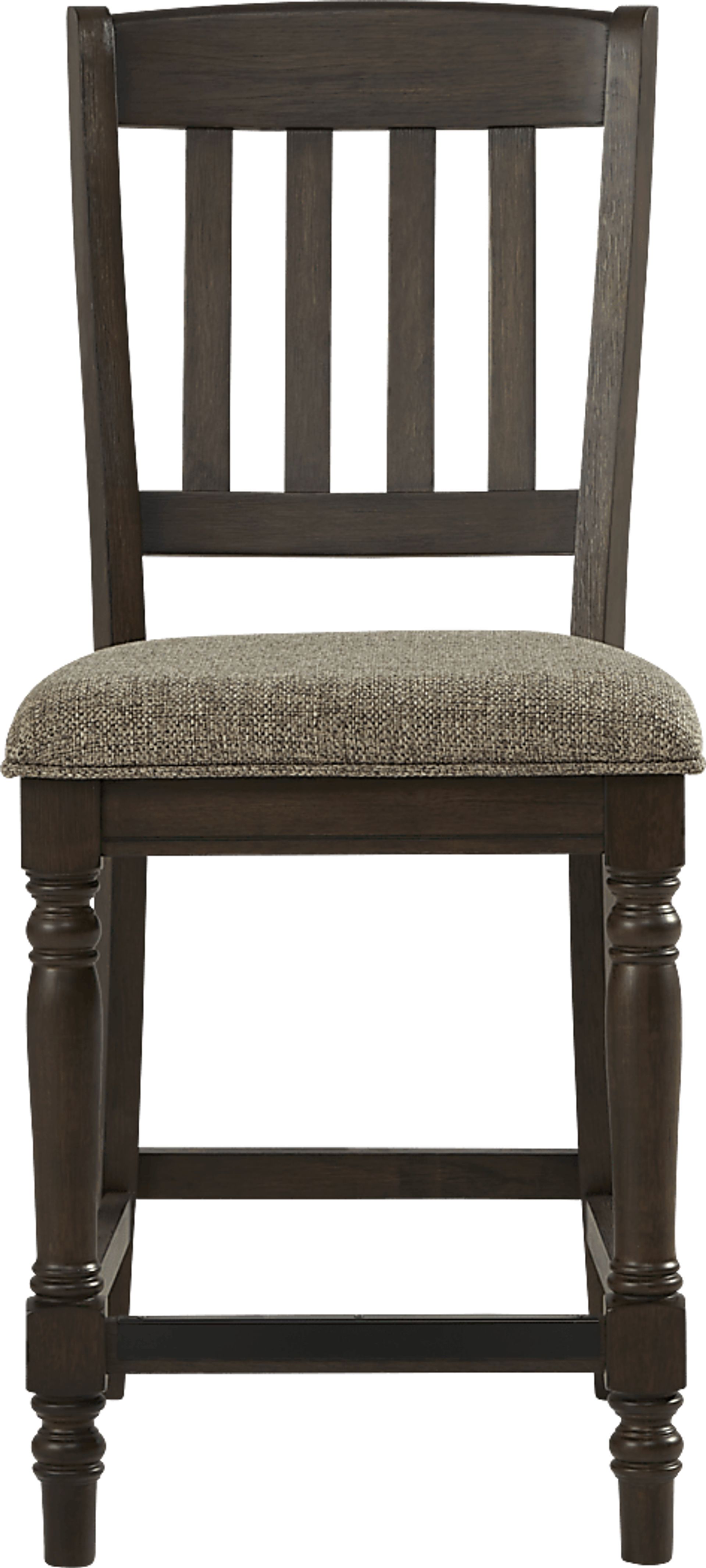 Oakdale Brown Dark Wood Counter Height Stool | Rooms to Go
