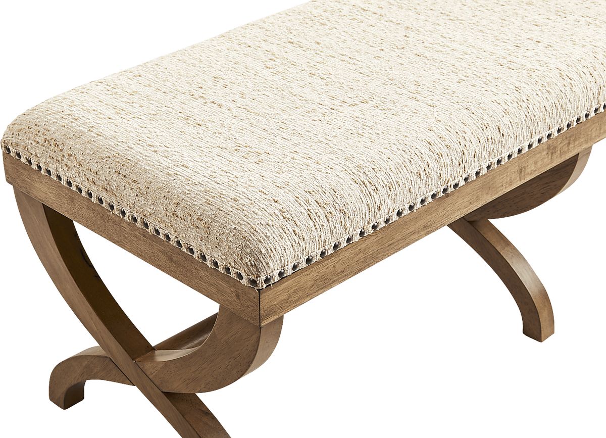 Oaklin Ridge Brown Dark Wood Bench | Rooms to Go