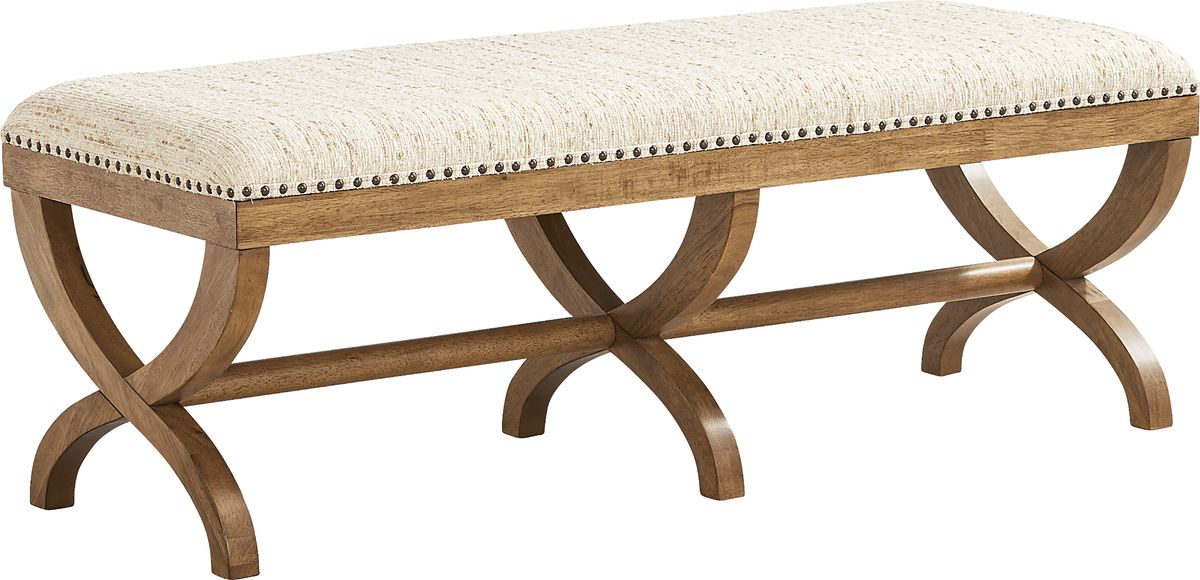 Oaklin Ridge Brown Dark Wood Bench | Rooms to Go