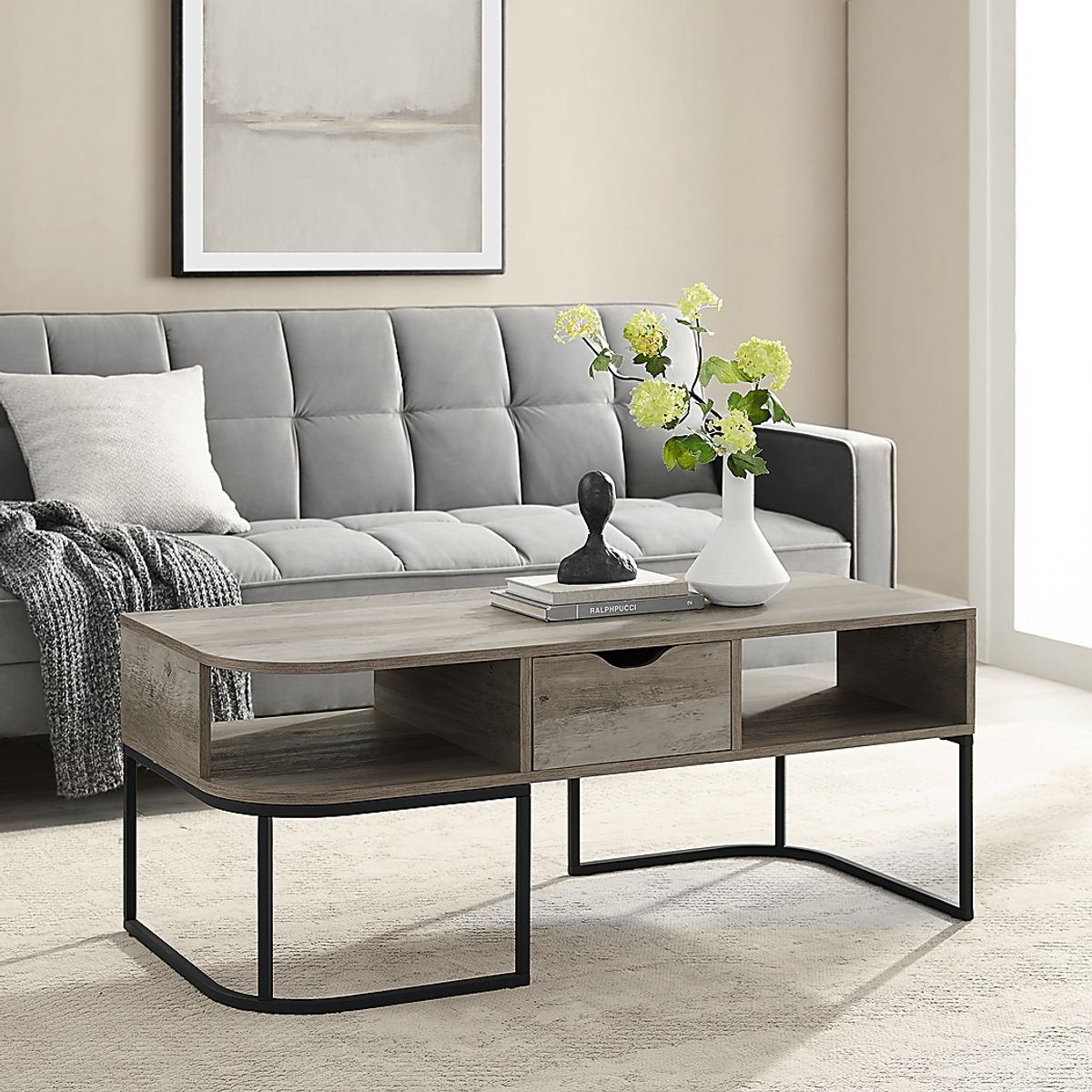 Oakpath Gray Cocktail Table | Rooms to Go