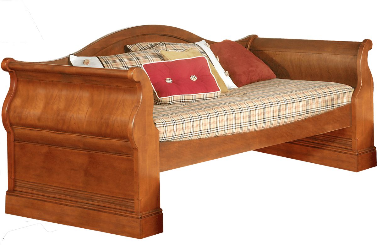 Oberon 3 Pc Dark Cherry Wood Daybed | Rooms to Go