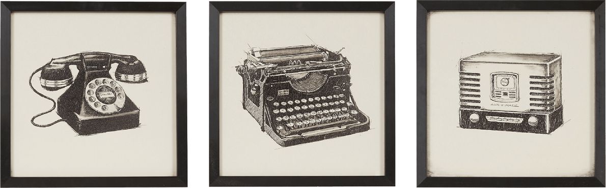 Old Methods Artwork, Set Of 3 - Rooms To Go