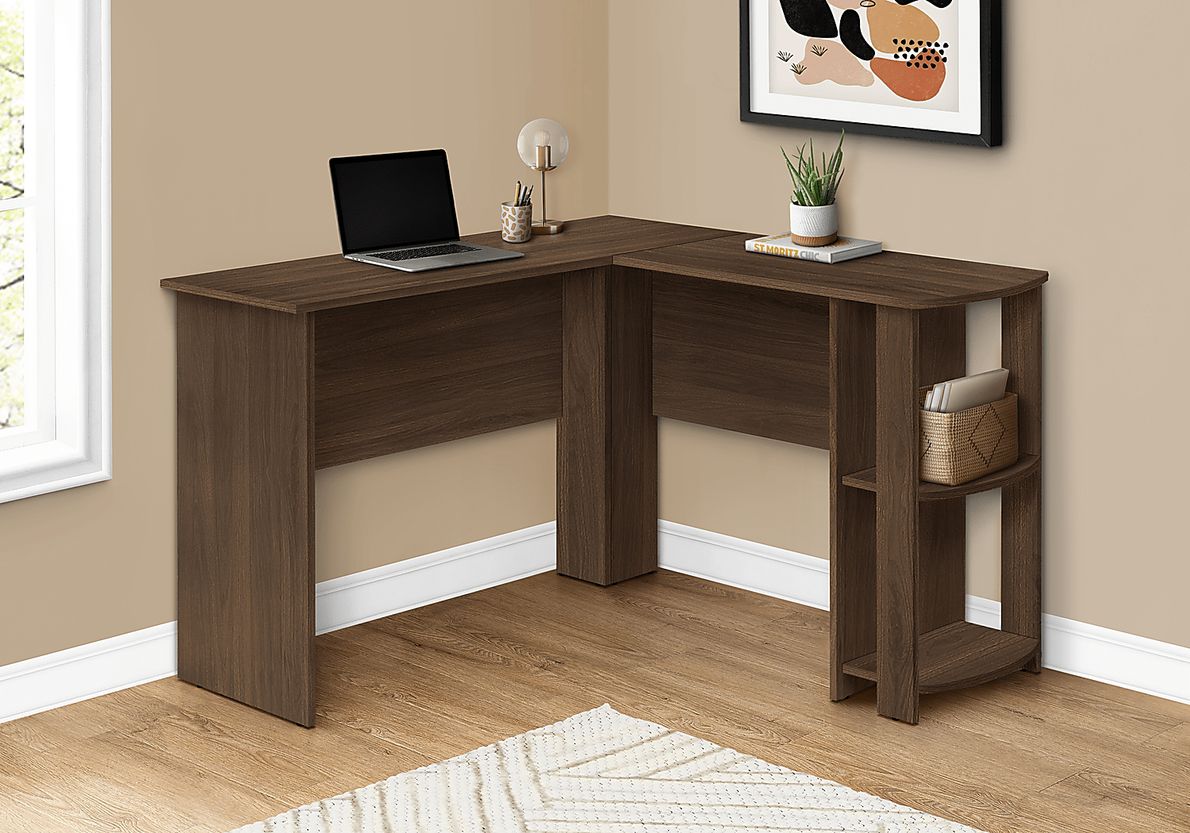 Olentangy Dark Brown Desk - Rooms To Go