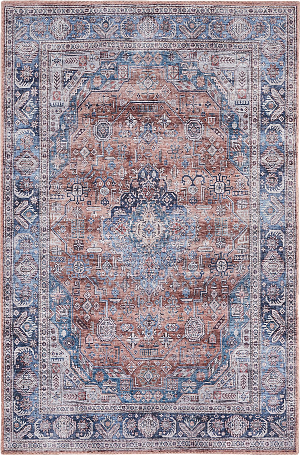 Olith Blue,Multi Rugs | Rooms to Go