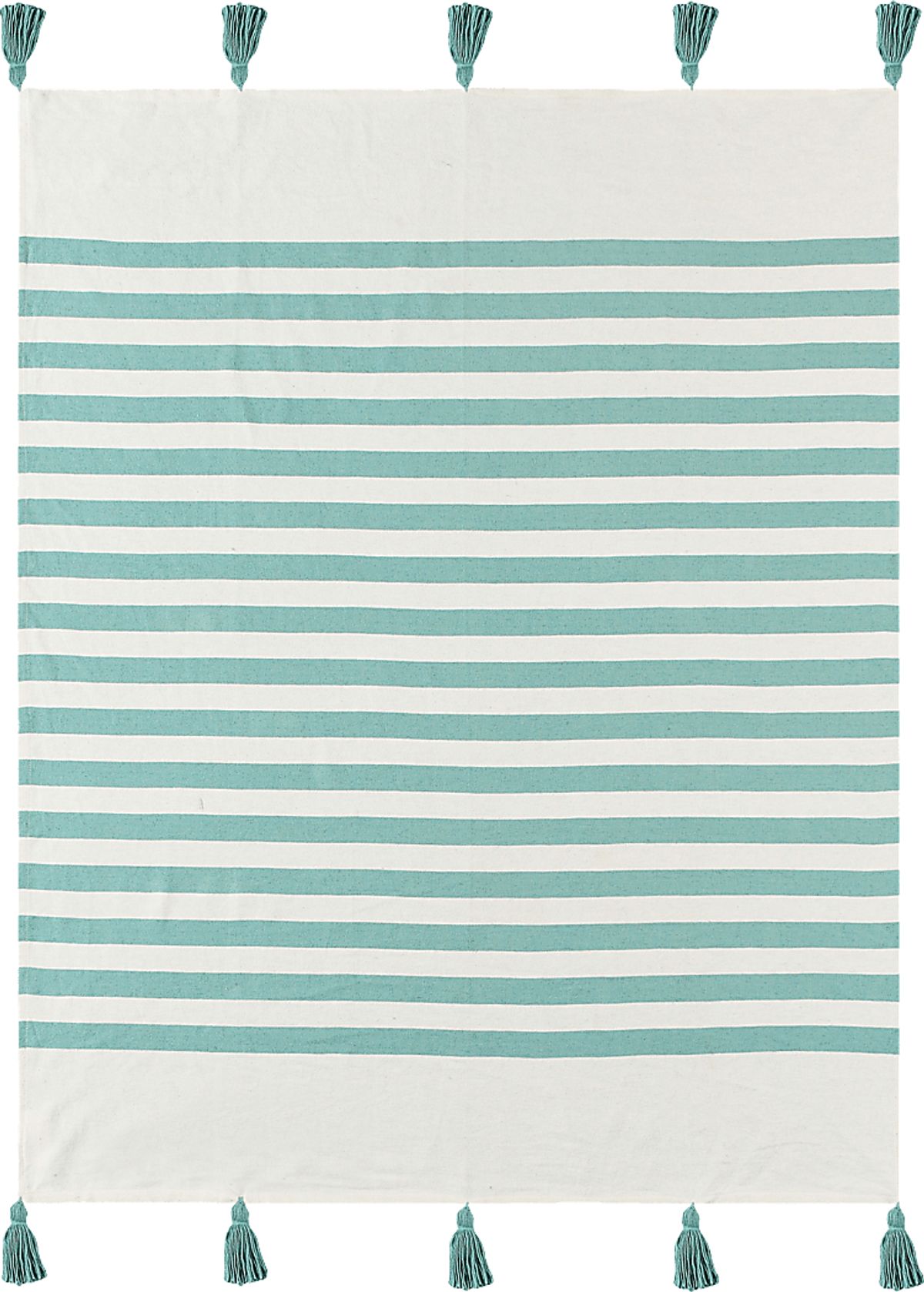 Olive Lane Aqua Blue Throw Blanket | Rooms to Go