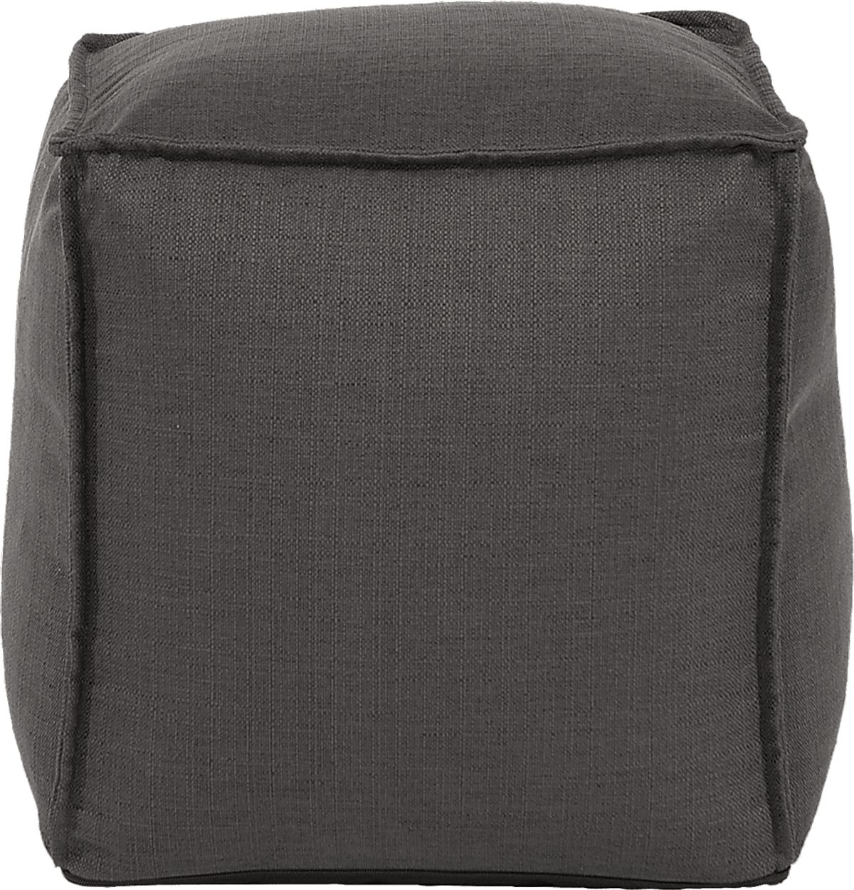 Olney Gray Pouf | Rooms to Go