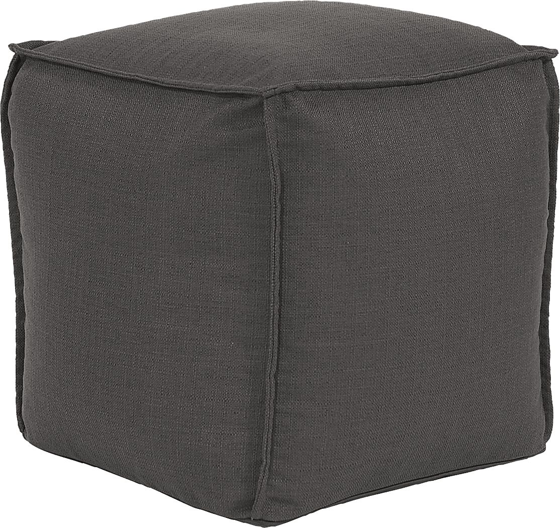 Olney Gray Pouf - Rooms To Go