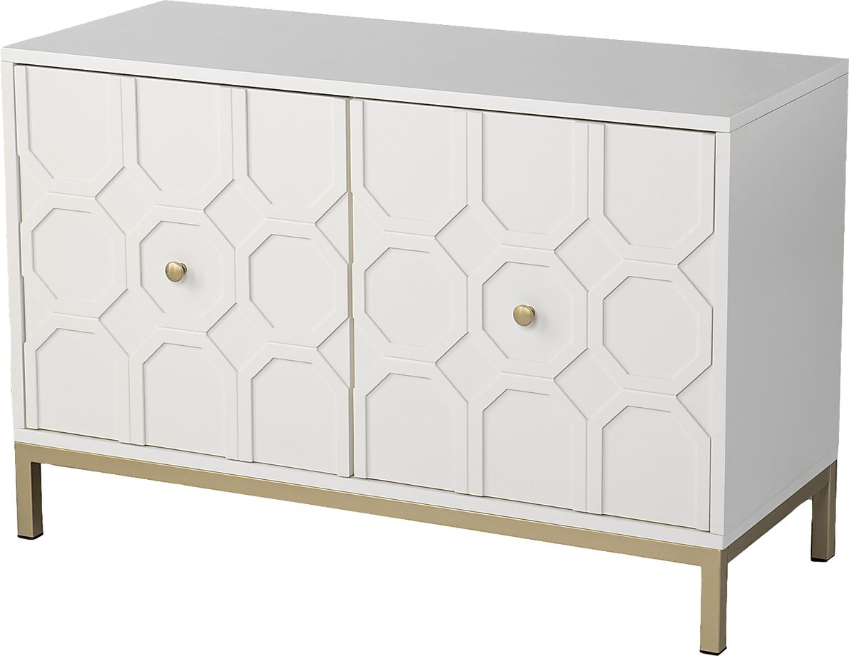 Oltons White Colors,White Accent Cabinet - Rooms To Go