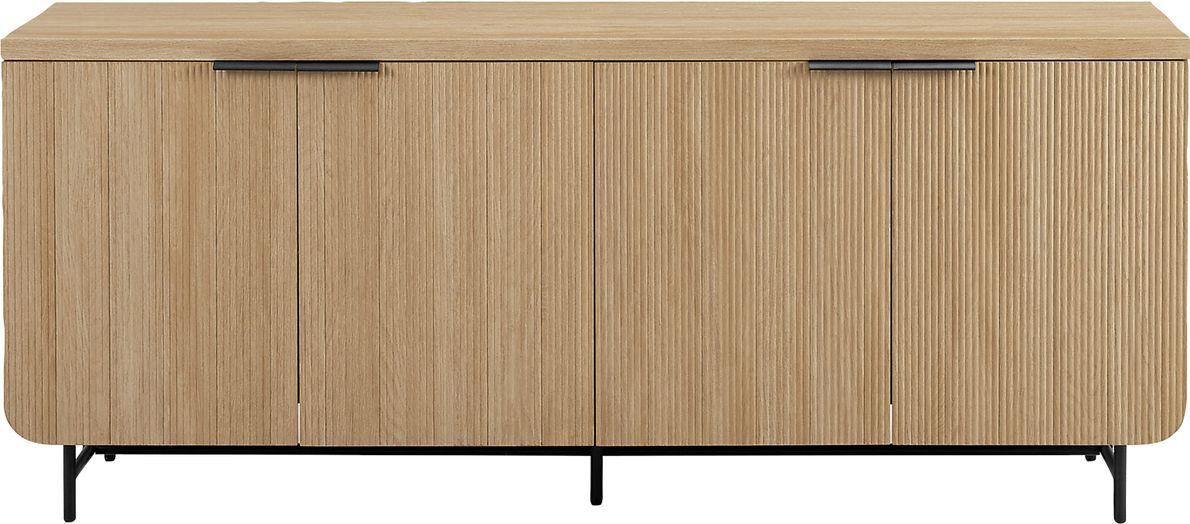 Omerea Oak Sideboard - Rooms To Go