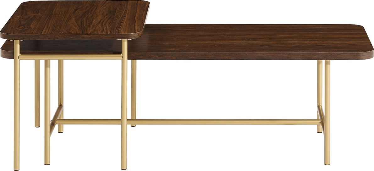 Omerea Walnut Cocktail Table - Rooms To Go