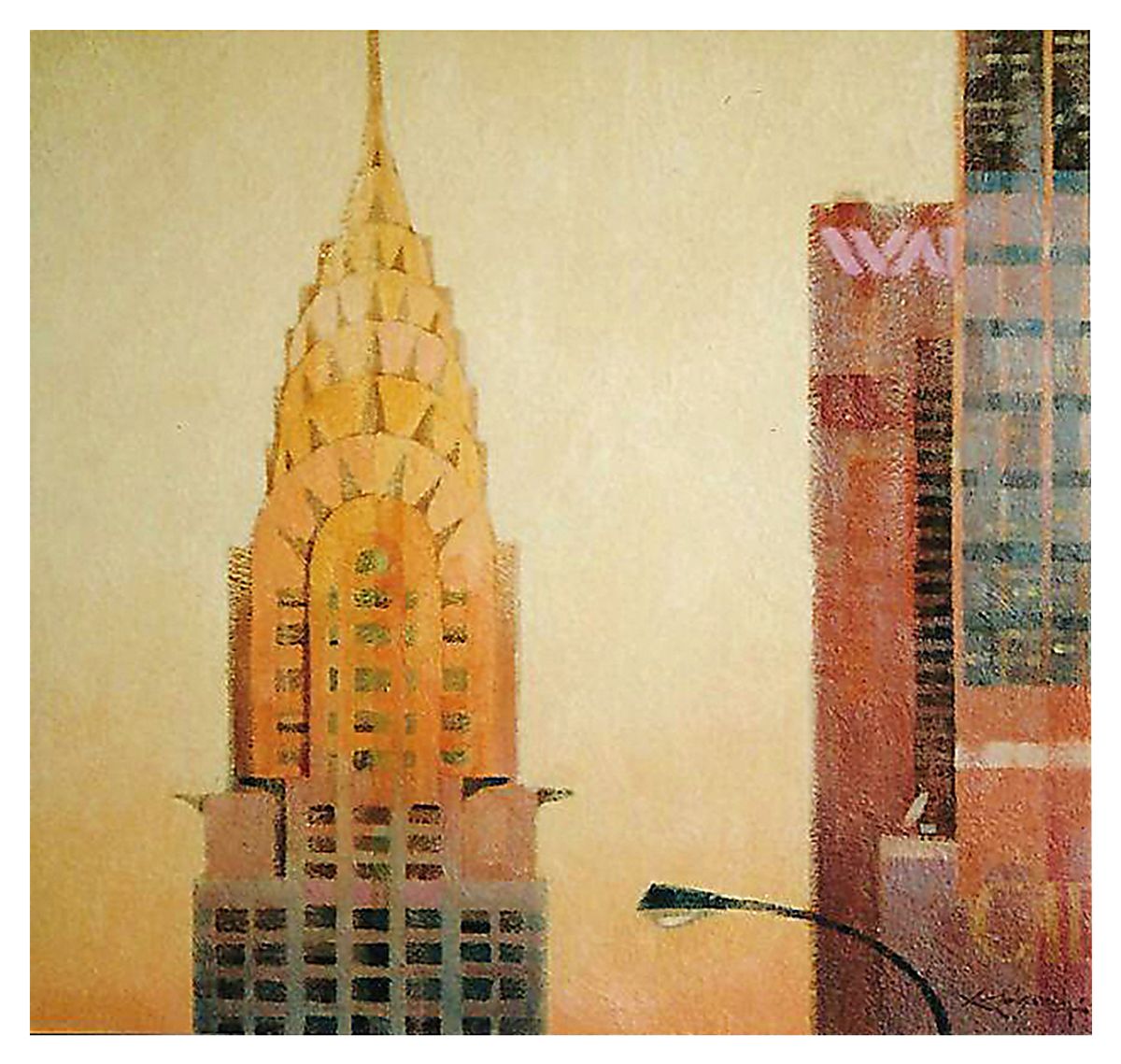 On Top Of The Chrysler Artwork | Rooms to Go