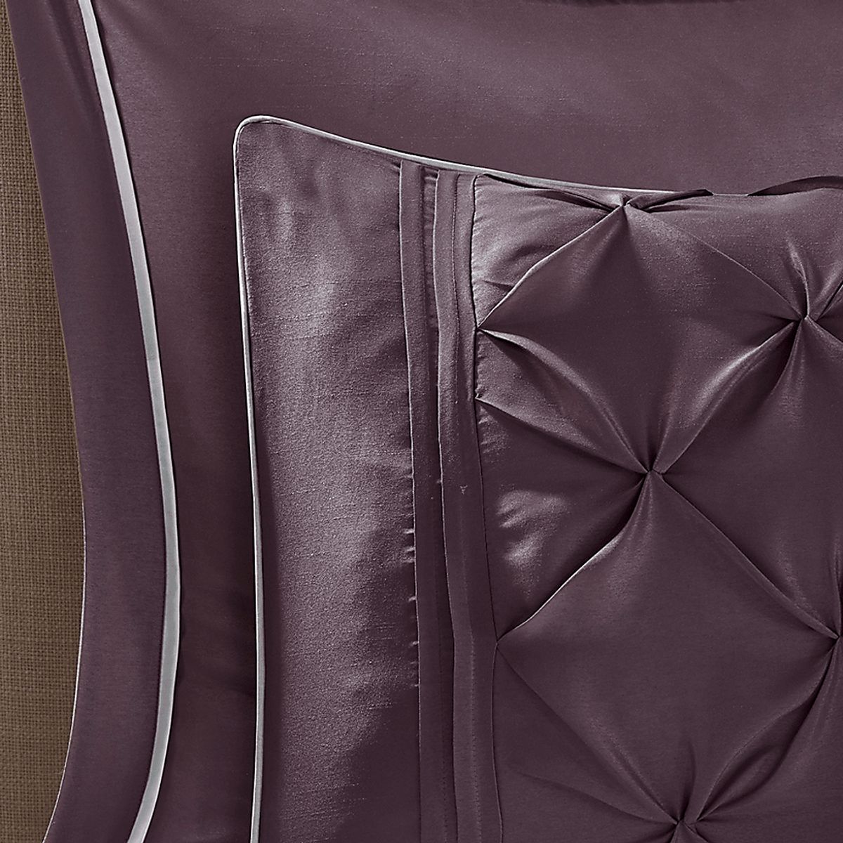 Opelusas Purple Red Microfiber,Polyester Fabric,Microfiber 24 Pc Queen ...