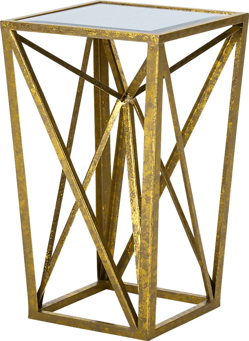 Ormandy Gold Colors,Metal Accent Table - Rooms To Go