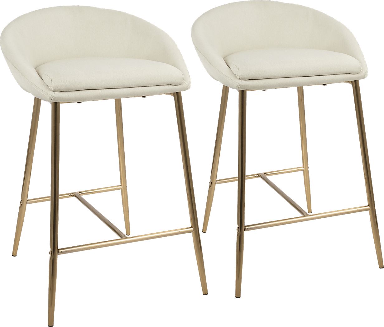 Orna Cream Counter Height Stool (Set of 2) - Rooms To Go