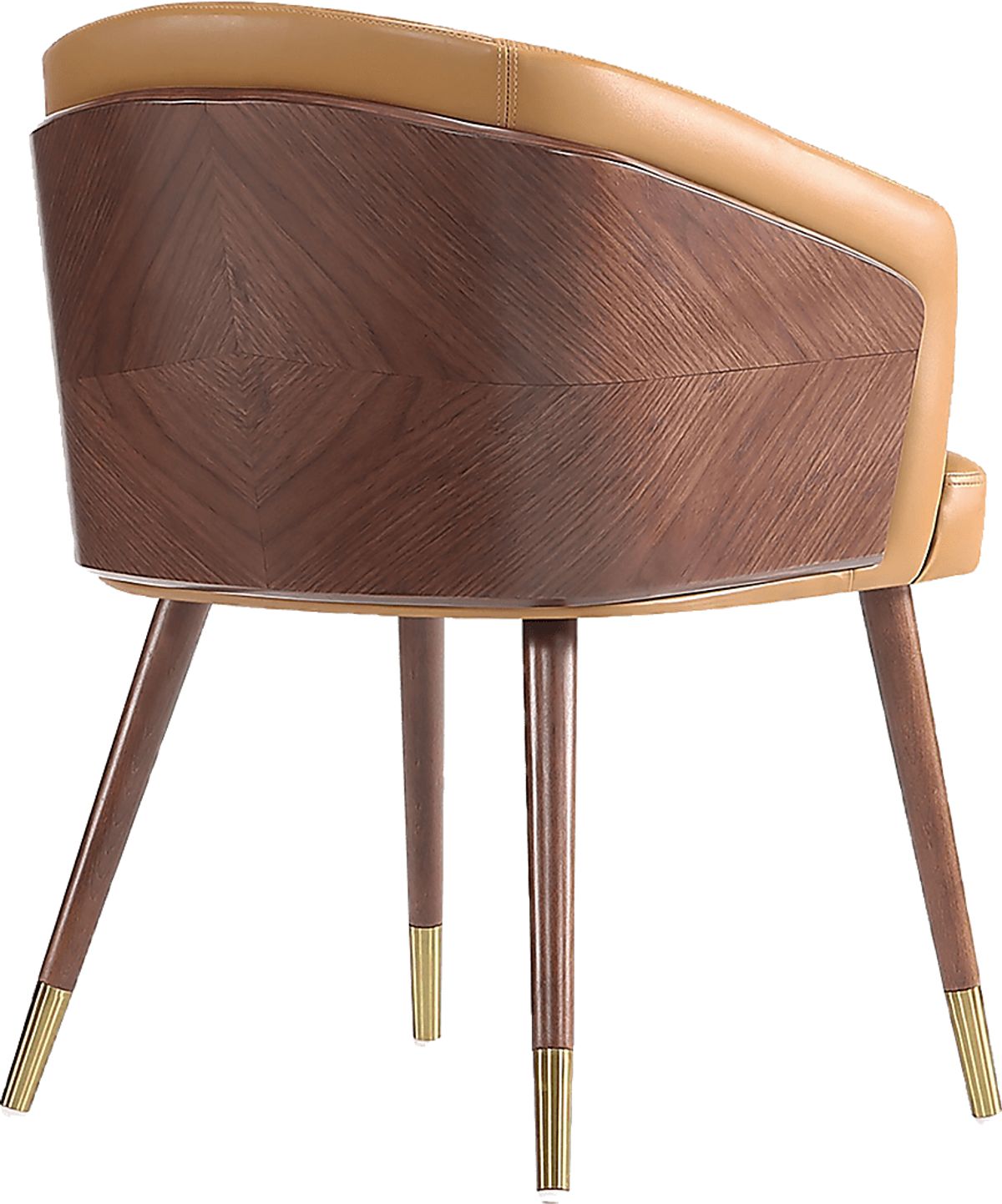 Orrantia Camel Brown Leatherette Arm Chair | Rooms to Go