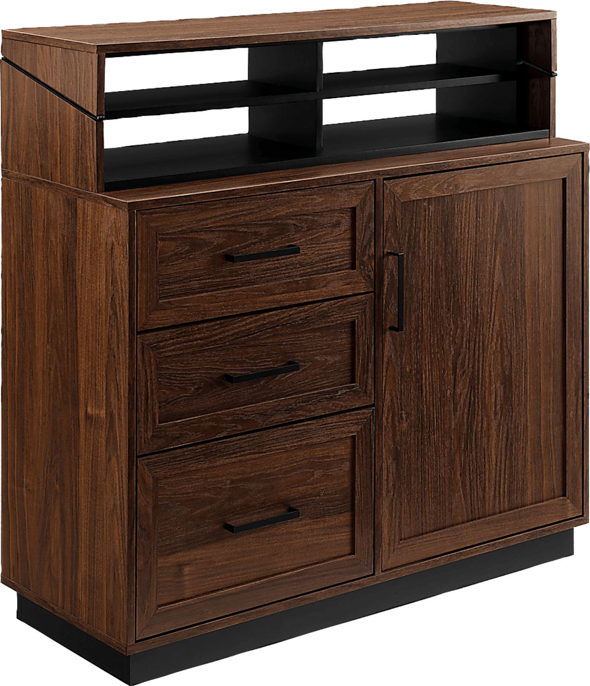 Oryan Walnut Dark Wood Desk | Rooms to Go