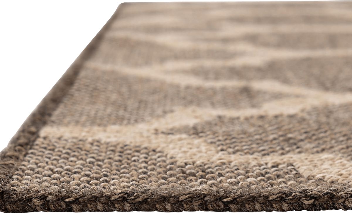 Oshrat Brown,Natural Beige,Brown,White Rugs | Rooms to Go