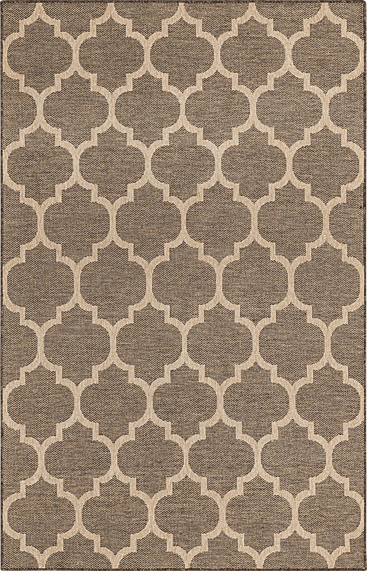 Oshrat Brown,Natural Beige,Brown,White Rugs | Rooms to Go