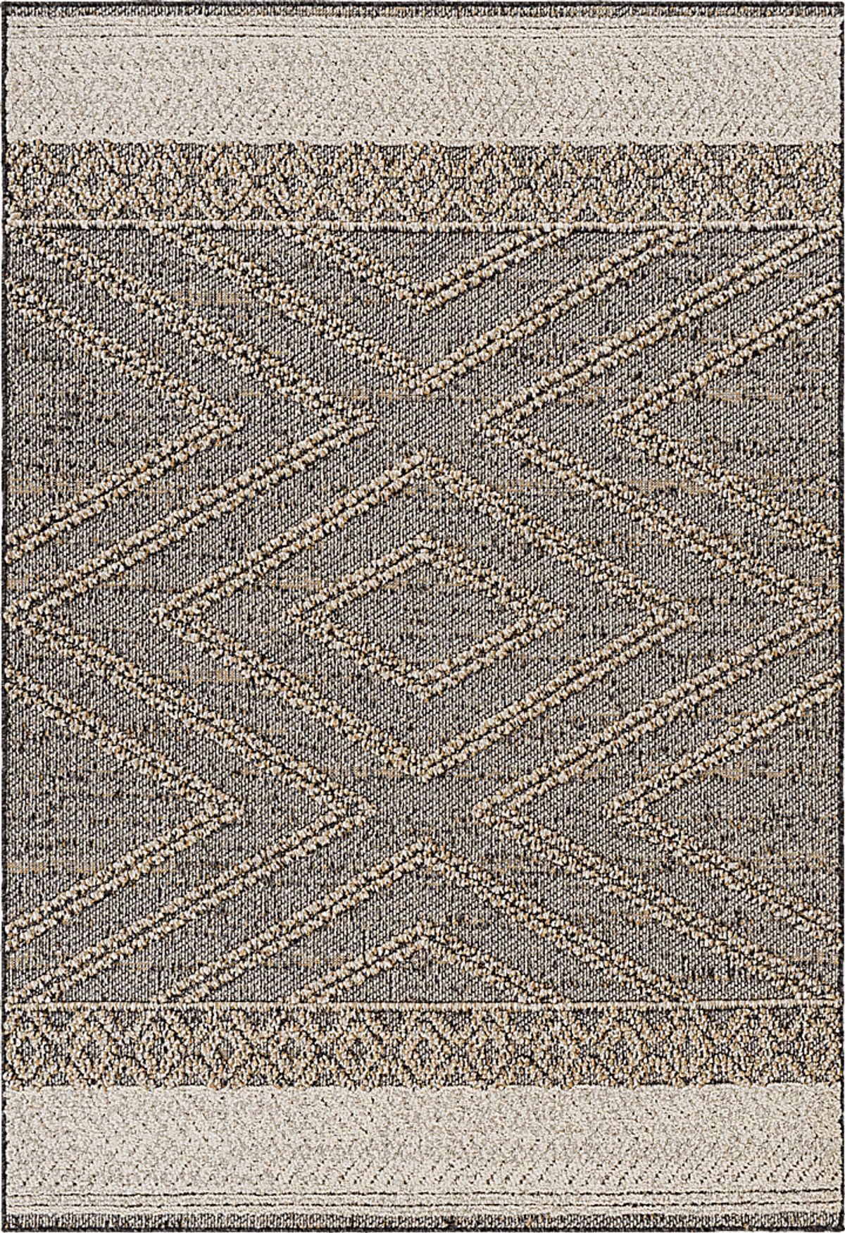 Osiris Taupe Beige Outdoor Rug | Rooms to Go