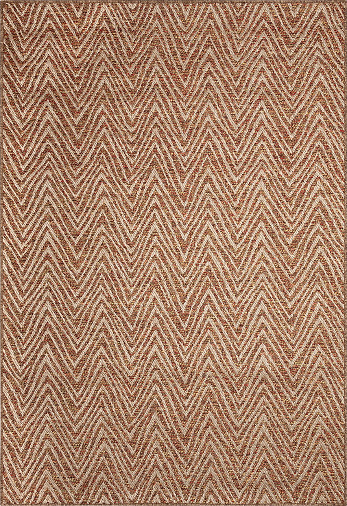 Othadan Rust Red Outdoor Rugs | Rooms to Go