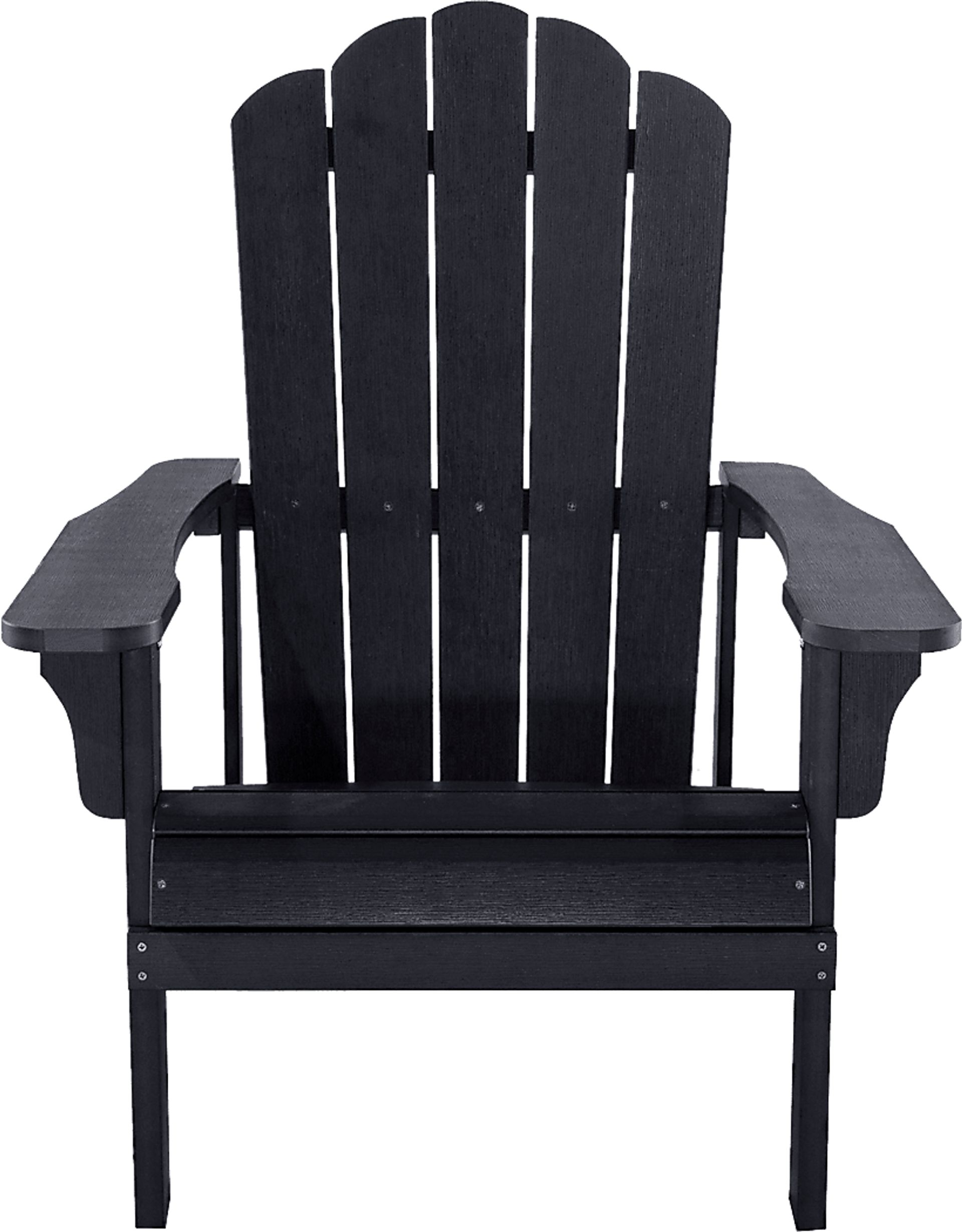 Adenmore Black Black,Colors Synthetic Fabric Outdoor Adirondack Chair ...