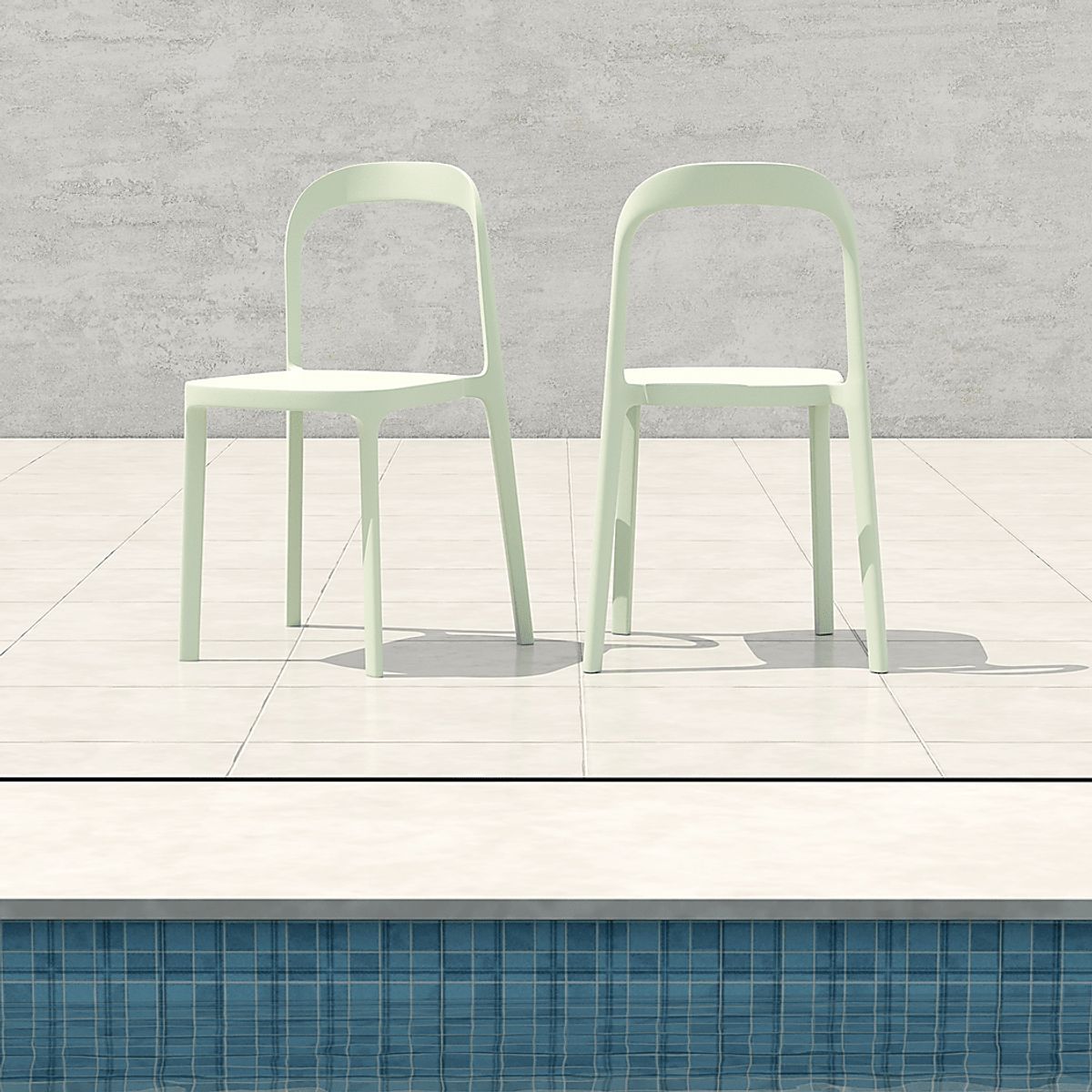 Alether Mint Green Outdoor Side Chair, Set Of 2 | Rooms to Go