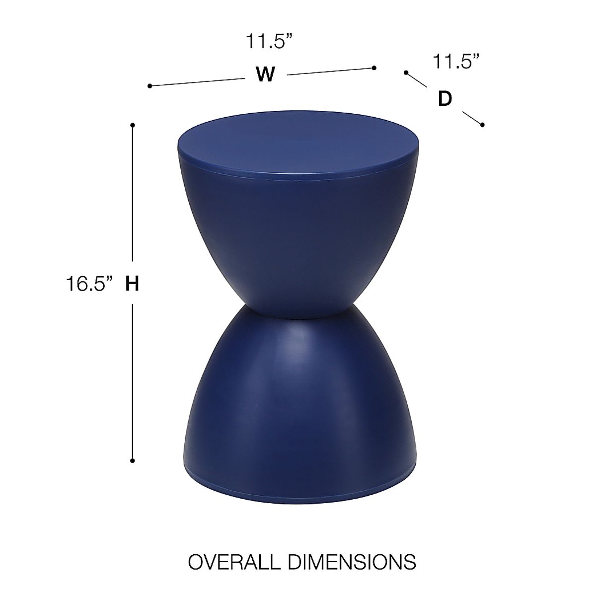 Betawater Blue Colors Outdoor Stool | Rooms to Go