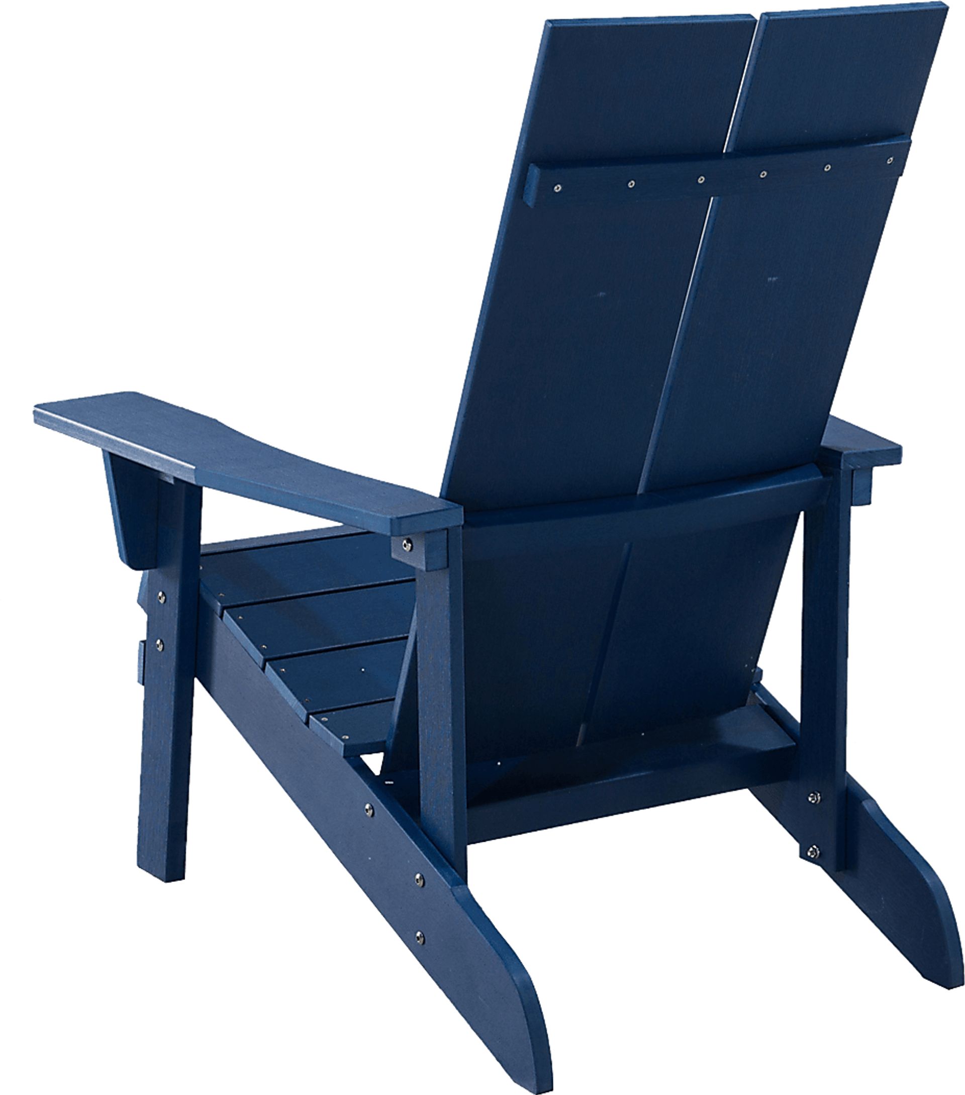 Birchmount Blue Colors Synthetic Fabric Outdoor Adirondack Chair ...