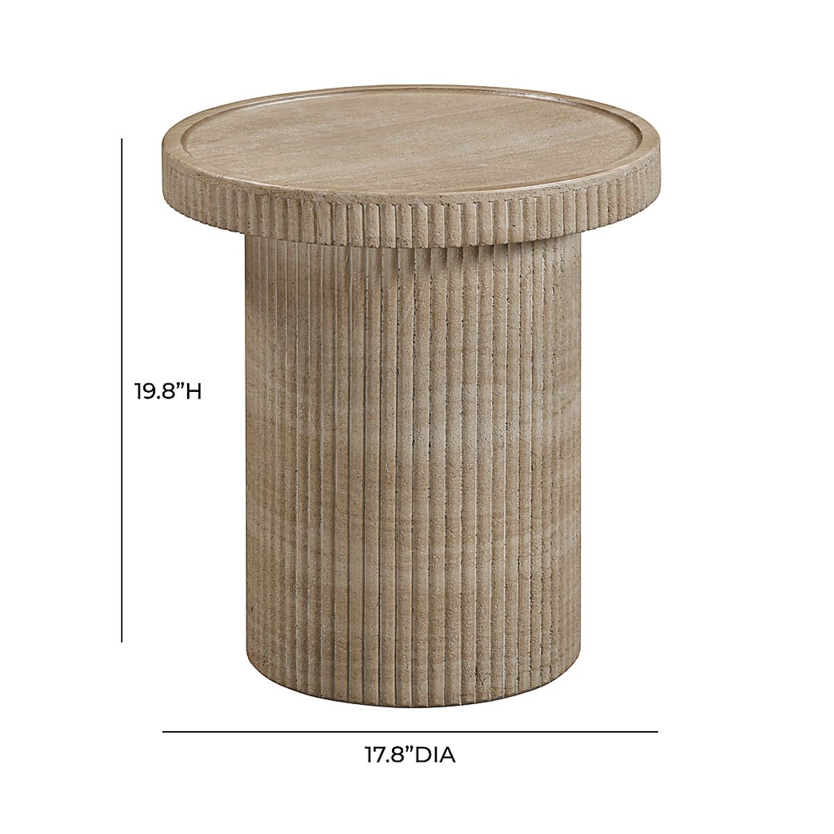 Bowater Brown Dark Wood Tan Beige,Brown Outdoor End Table | Rooms to Go