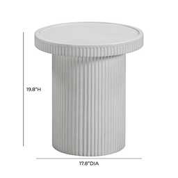 Bowater White Colors,White Outdoor End Table | Rooms to Go