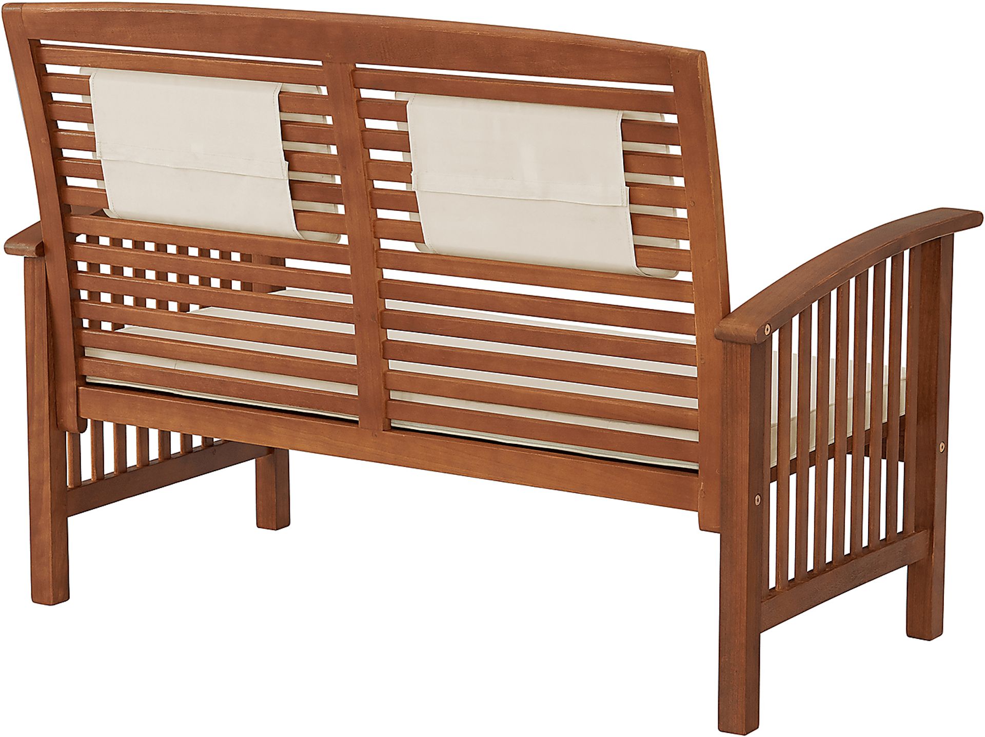 Bufflehead Brown Polyester Fabric Outdoor Bench Rooms To Go