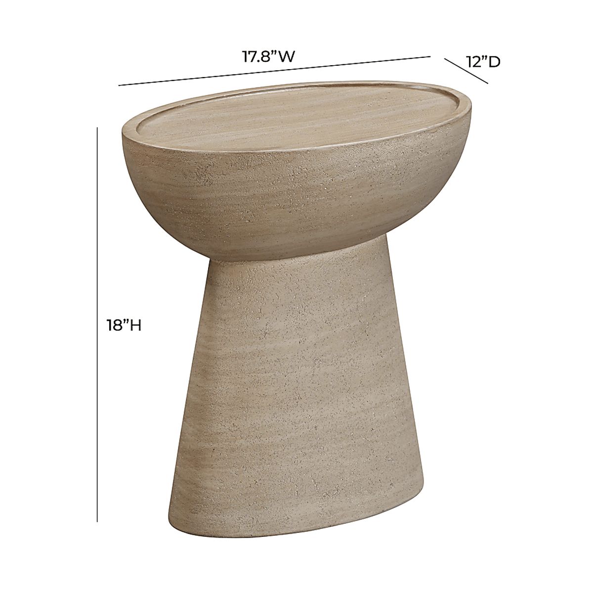 Carodon Tan Beige,Brown Outdoor End Table | Rooms to Go