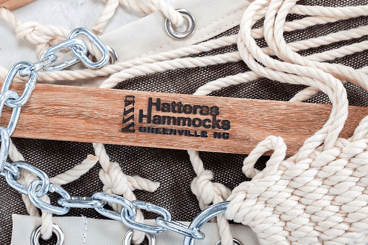 Dansui Brown Synthetic,Wood Fabric Outdoor Hammock | Rooms to Go